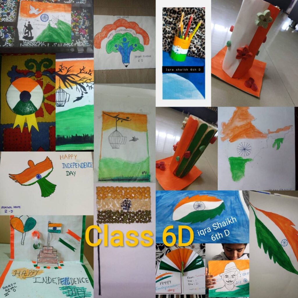 15th August 2020 ART AND CRAFT Activity – Dr. Mar Theophilus School
