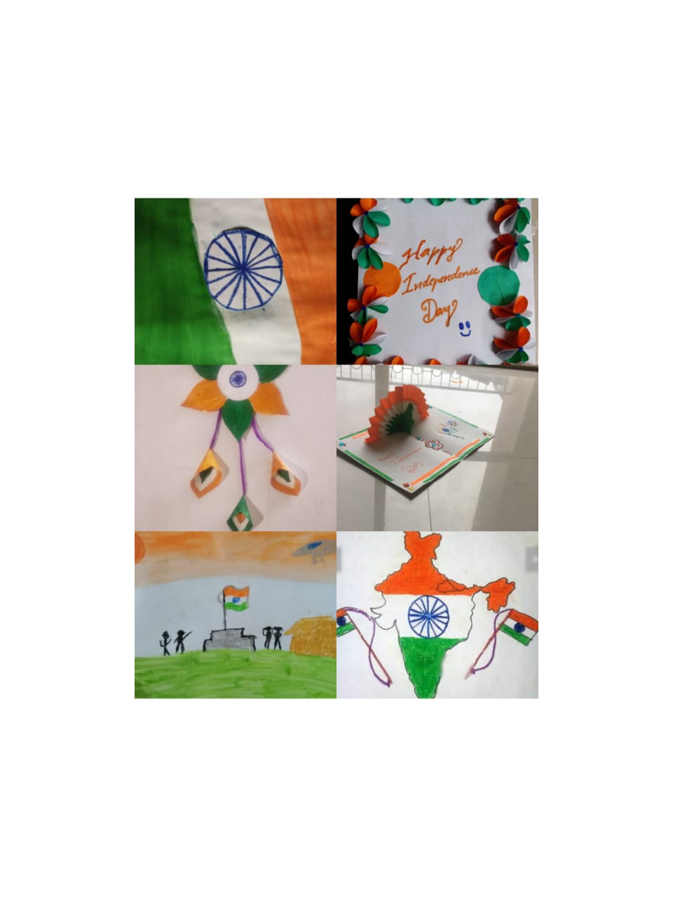 15th August 2020 ART AND CRAFT Activity – Dr. Mar Theophilus School